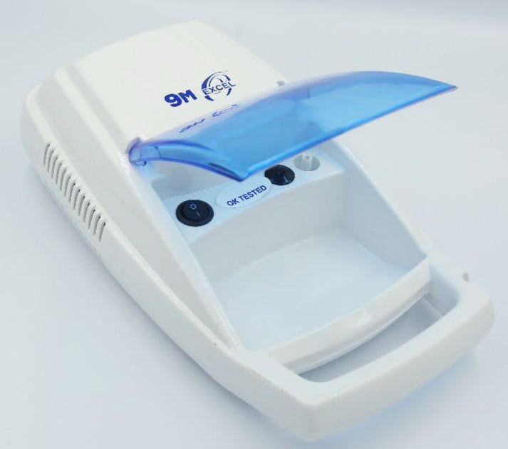9M Excel Nebulizer Compressor Complete Kit Nebulizer with Child and Ad ...